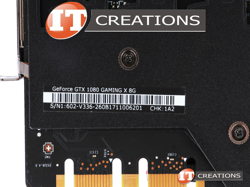 MSI GTX 1080 GAMING X 8G - Refurbished - MSI Nvidia Geforce GTX 1080 ...