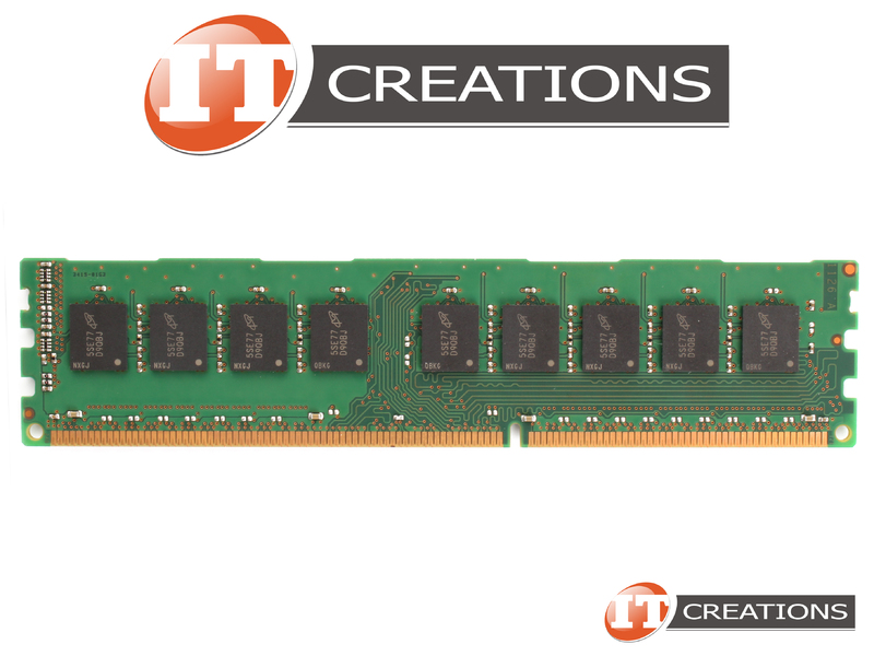 MT18JSF1G72AZ-1G6E1ZE Micron 8GB PC3-12800e DDR3-1600 Unbuffered ECC 2rx8 Cl11 240 PIN 1.5v ...