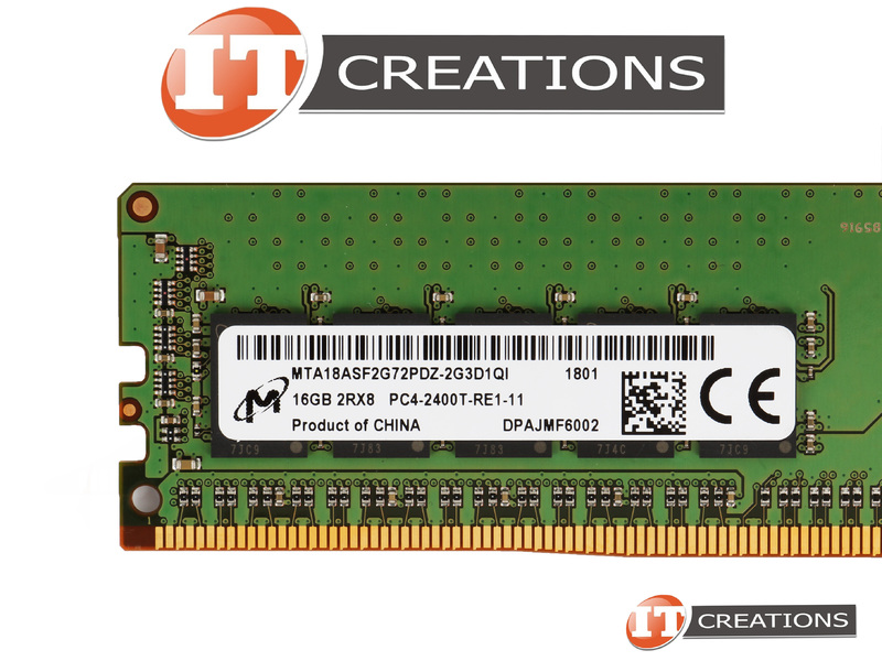 MTA18ASF2G72PDZ-2G3D1QI Micron 16GB PC4-19200t-R DDR4-2400t-R ...