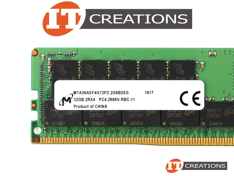 MTA36ASF4G72PZ-2G6B2SG Micron 32GB PC4-21300 DDR4-2666v-R Registered ...