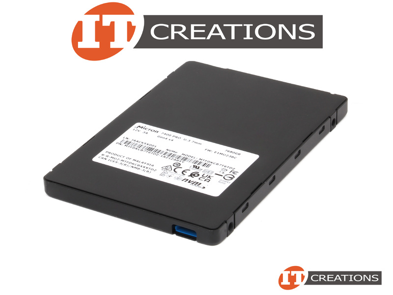 MTFDKCB7T6TDZ-1AZ1ZABYY - New - Micron 7.68TB 96-Layer TLC PCIE Gen4 X4 ...