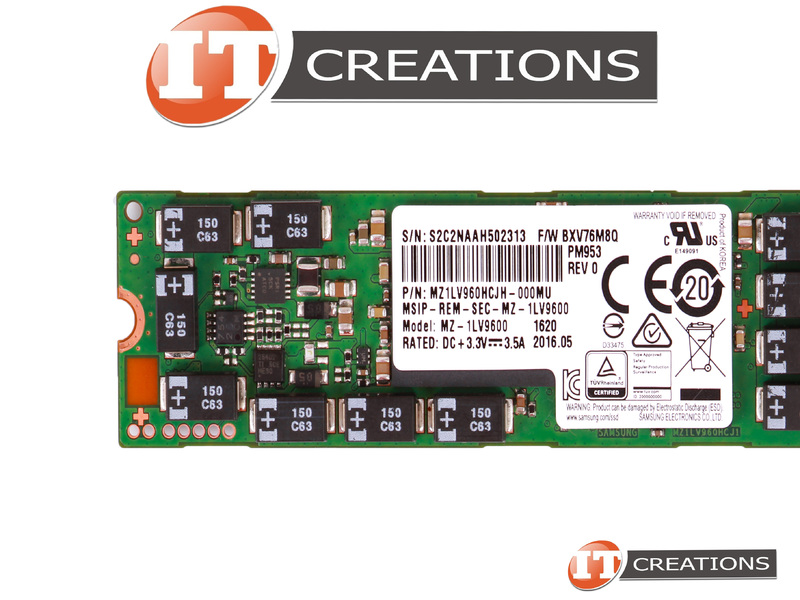 MZ-1LV9600 - Used - Samsung 960GB PCIE Gen3 X4 NVME 1.1 M.2 22110 Pm953 ...