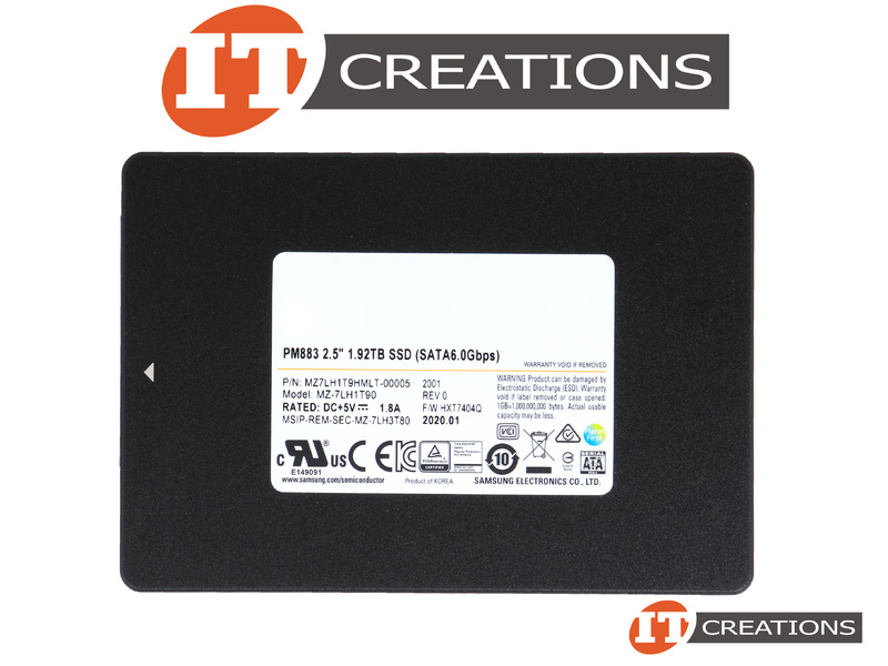 MZ-7LH1T90 - New Other - SAMSUNG 1.92TB V-NAND 3BIT SATA III 2.5 INCH ...