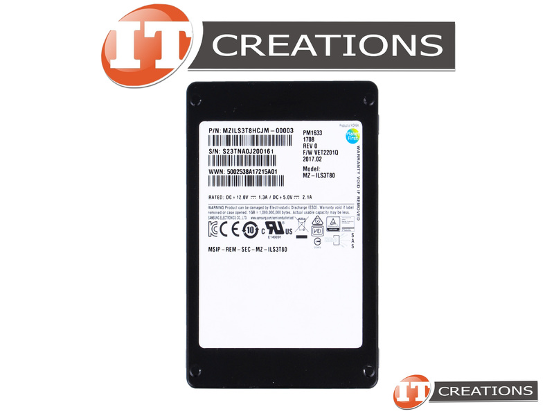 MZ-ILS3T80 - New Other - Samsung 3.84TB TLC SAS III 2.5 Inch Small Form ...