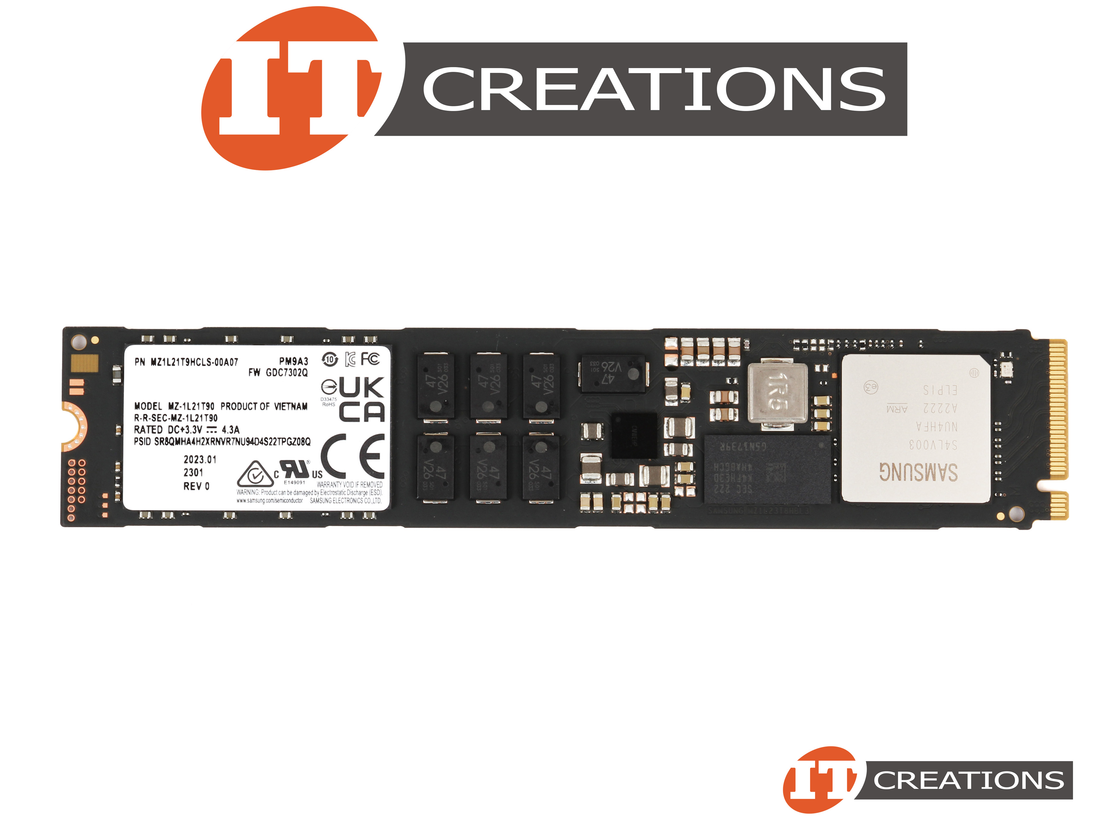 MZ1L21T9HCLS-00A07 - Refurbished - Samsung 1.92TB 128-Layer V-Nand TLC ...