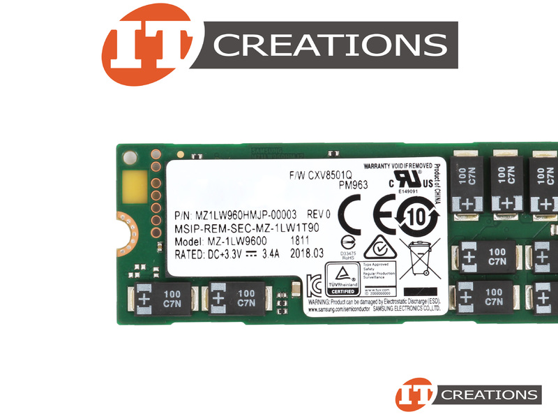 MZ1LW960HMJP-00003 - New - SAMSUNG 960GB V-NAND PCIE 3.0 X4 NVME M.2 ...