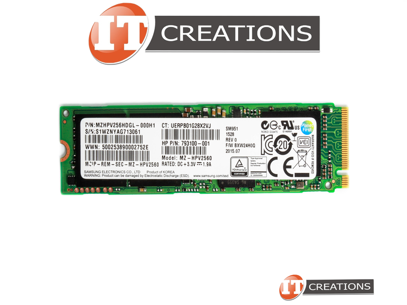 MZHPV256HDGL - Refurbished - HP / Samsung 256GB PCIE Gen3 X4 NVME M.2 ...