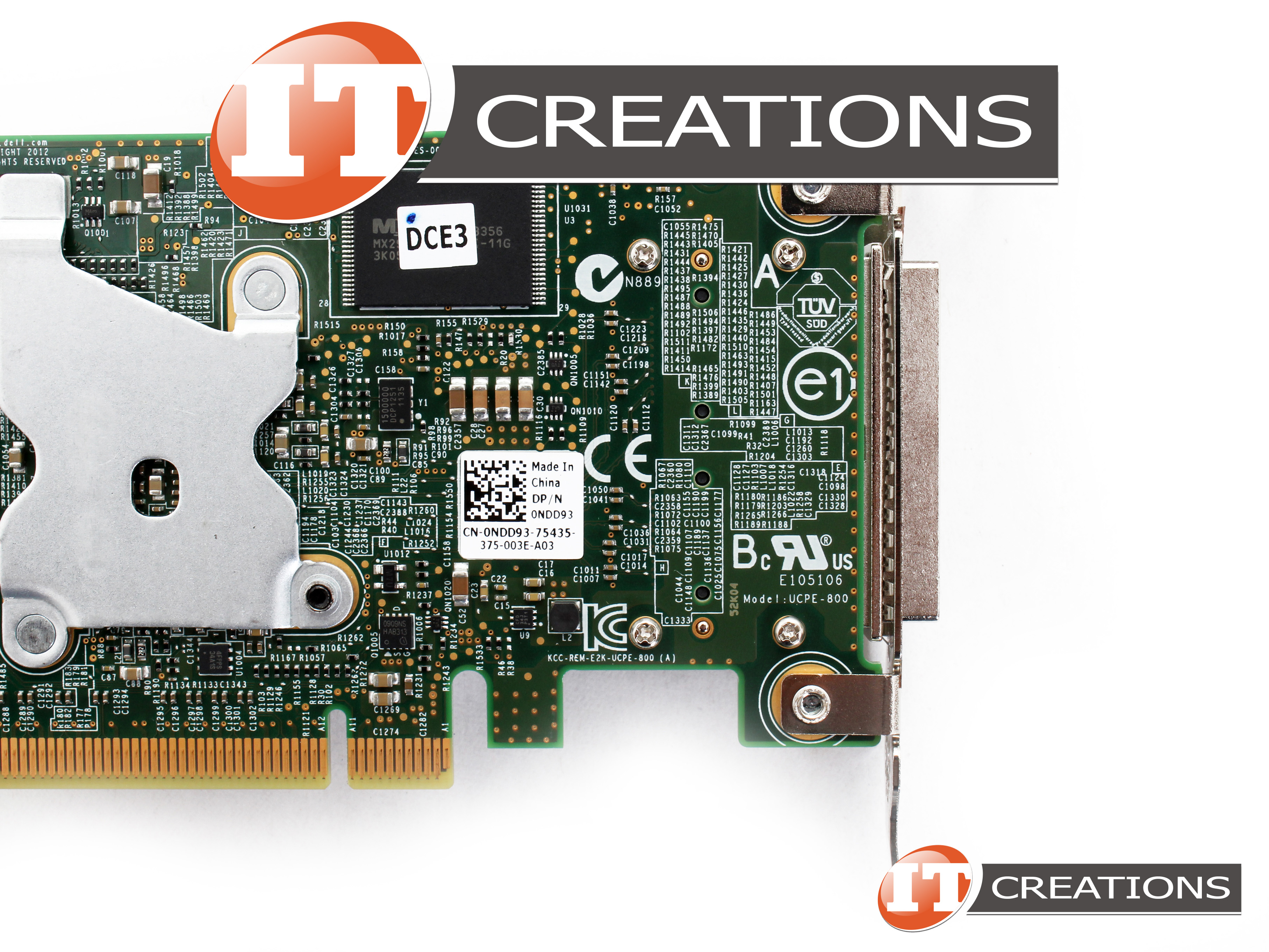 NDD93-LOW P DELL PERC H810 1GB PCI-E 2.0 X8 ( 2 ) TWO EXTERNAL MINI SAS ...