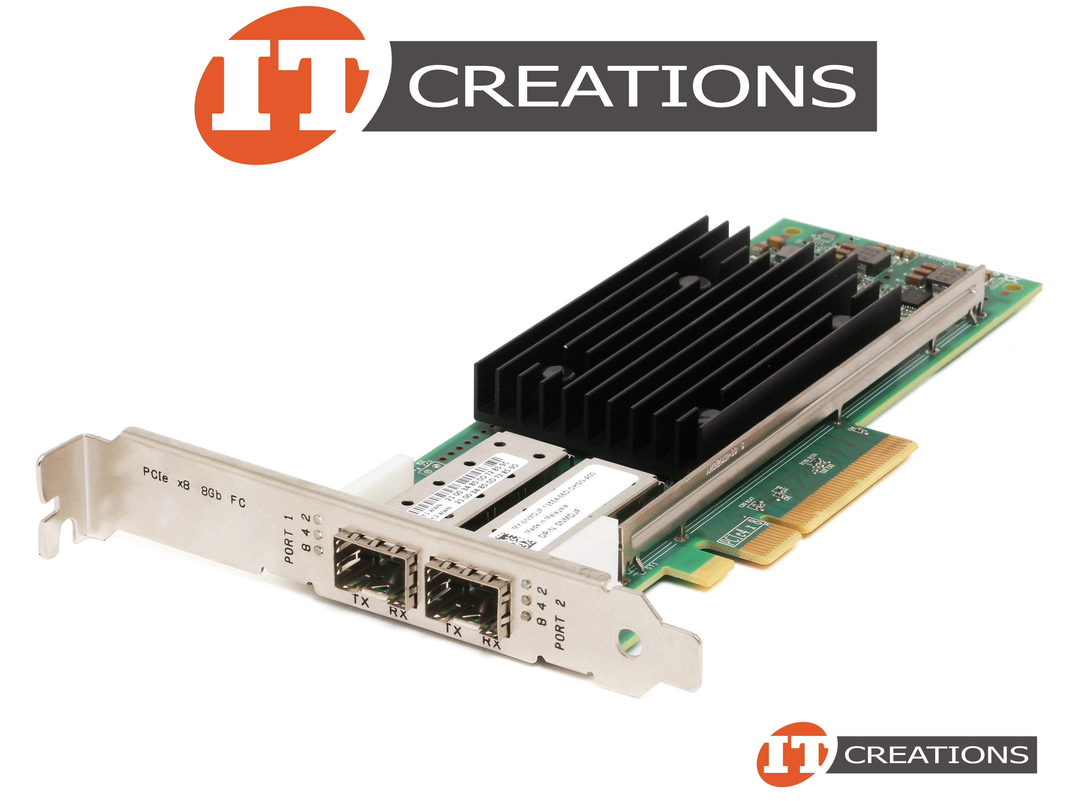 NMDJF-HIGH P DELL / Marvell / Qlogic Qle2772 HBA 32gfc Dual Port Sfp28 ...