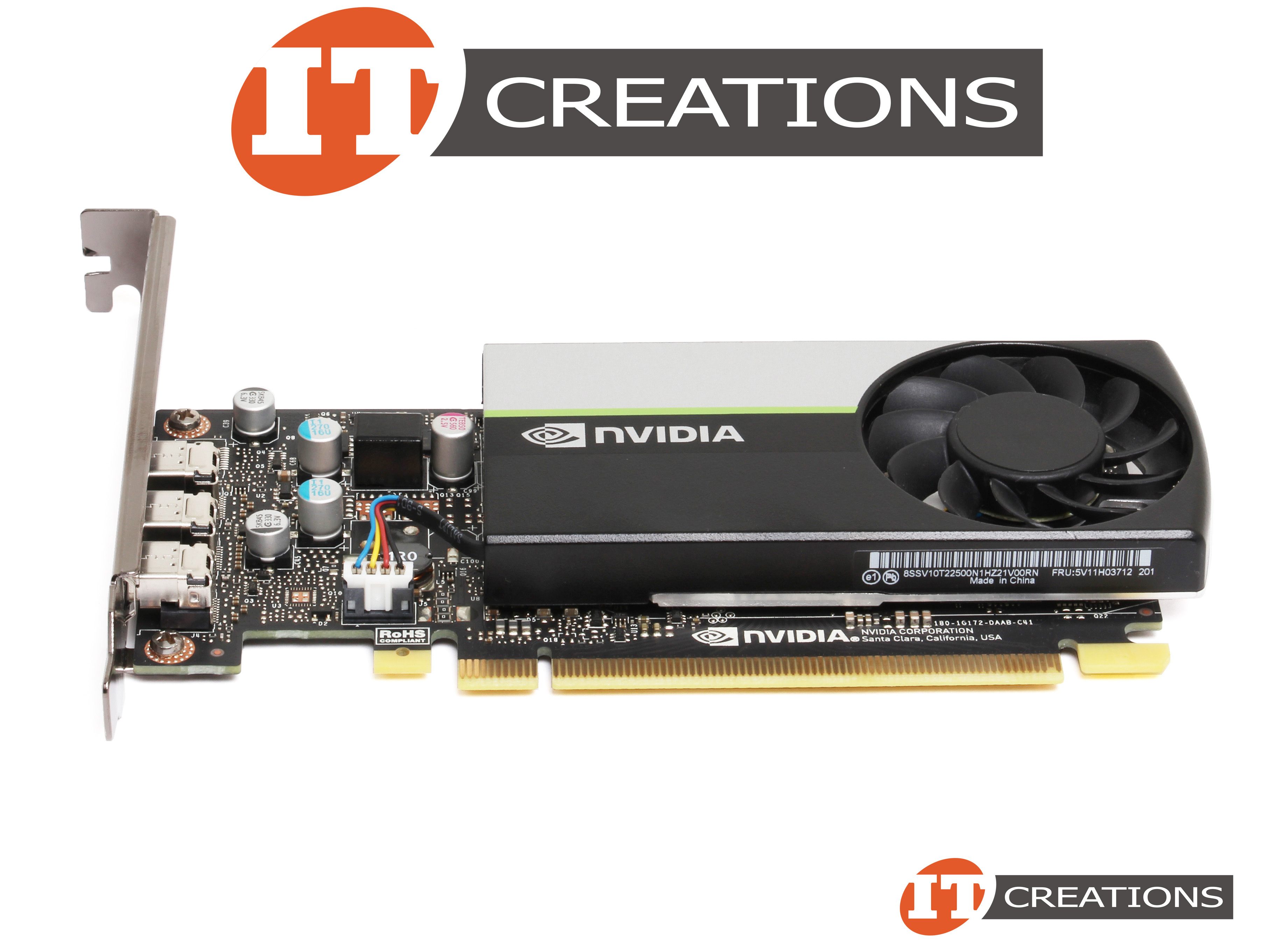 NVIDIA T400 4GB-LENOVO-HIGH P - Refurbished - Lenovo Nvidia T400 4GB GPU 384 Cuda Cores Memory ...