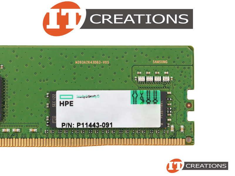 P11443-091 HP / HPE / Samsung 16GB PC4-25600aa-R DDR4-3200aa-R ...