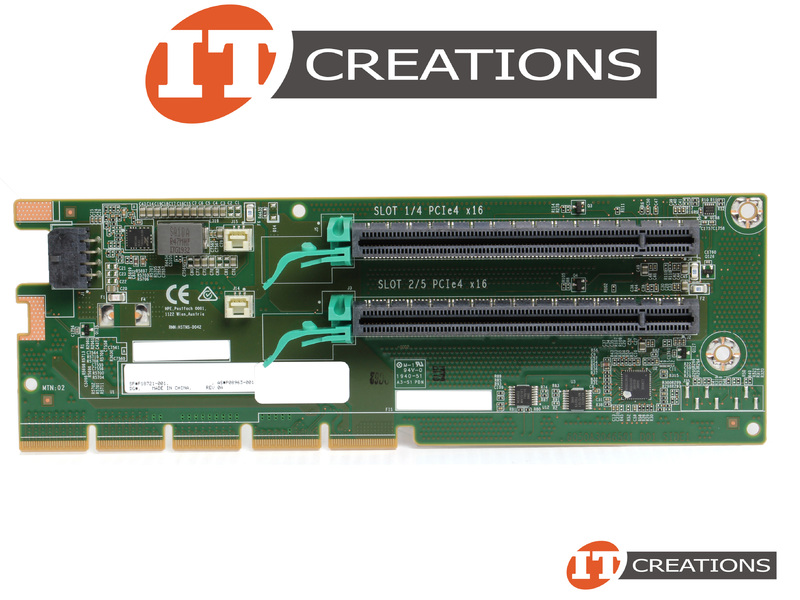 P18721-001 HP Primary / Secondary 16/x16 Riser Board For HPE Proliant ...