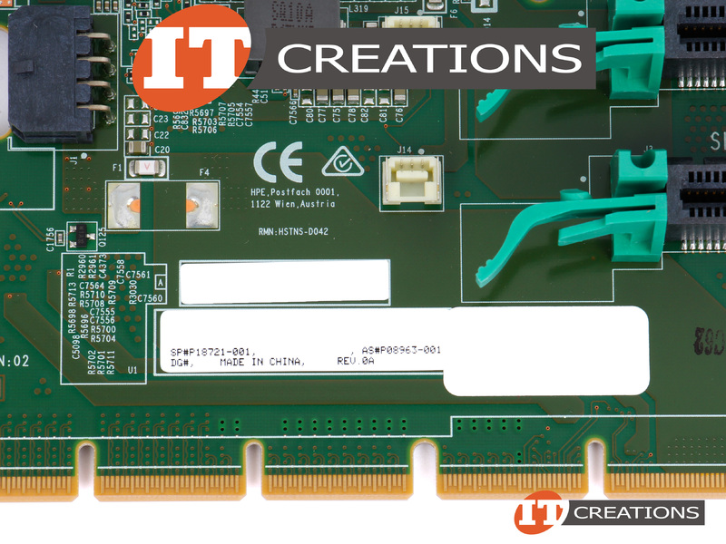 P18721-001 HP Primary / Secondary 16/x16 Riser Board For HPE Proliant ...