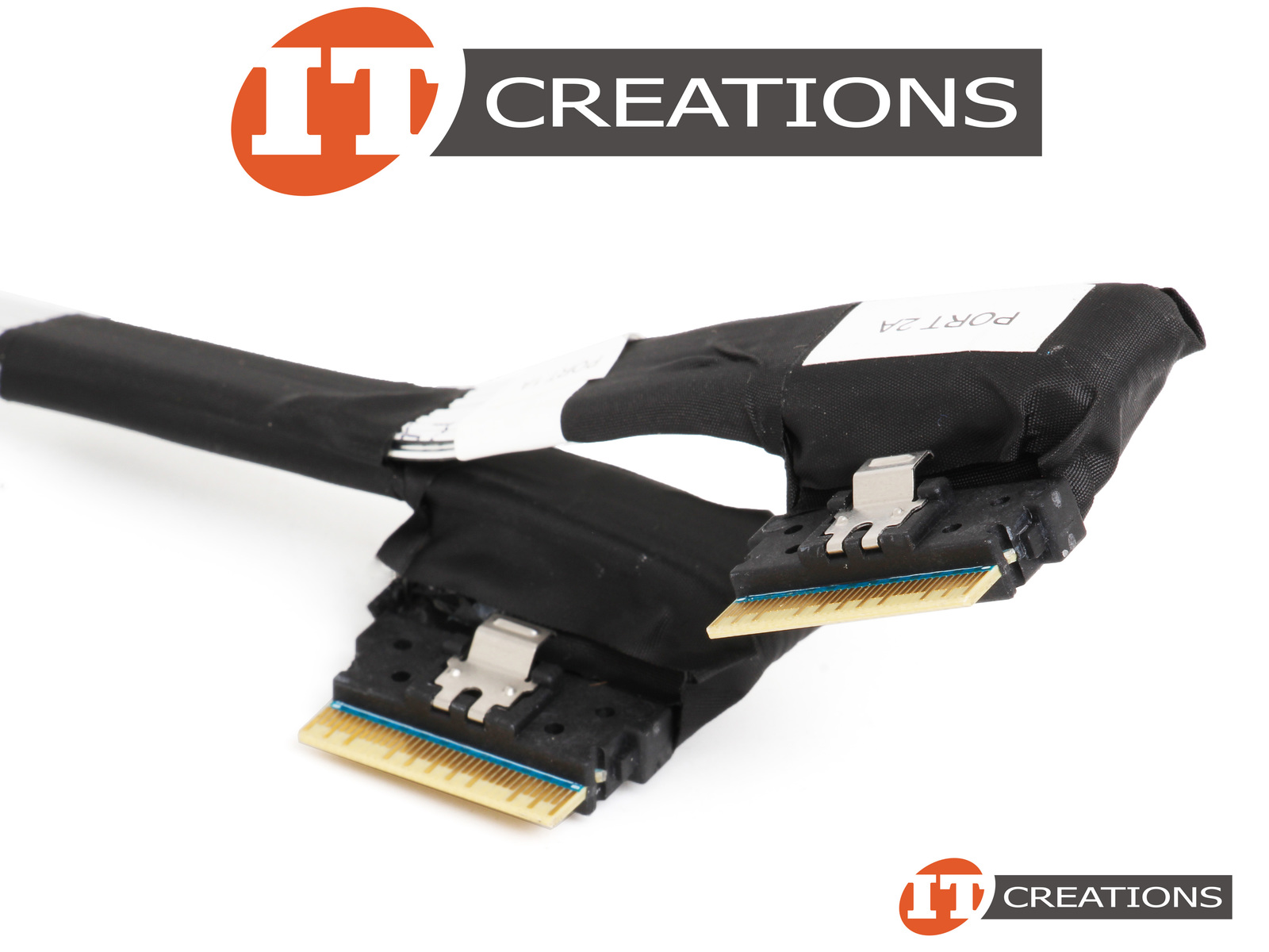 P20856-001 HP U.2 / U.3 PCIE NVME Dual 74 PIN Cable For HPE Proliant ...