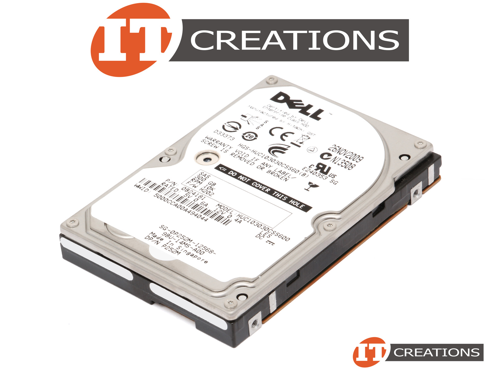 P252M - Used - DELL / HITACHI 300GB 10K RPM SAS 2.5 INCH SMALL FORM ...