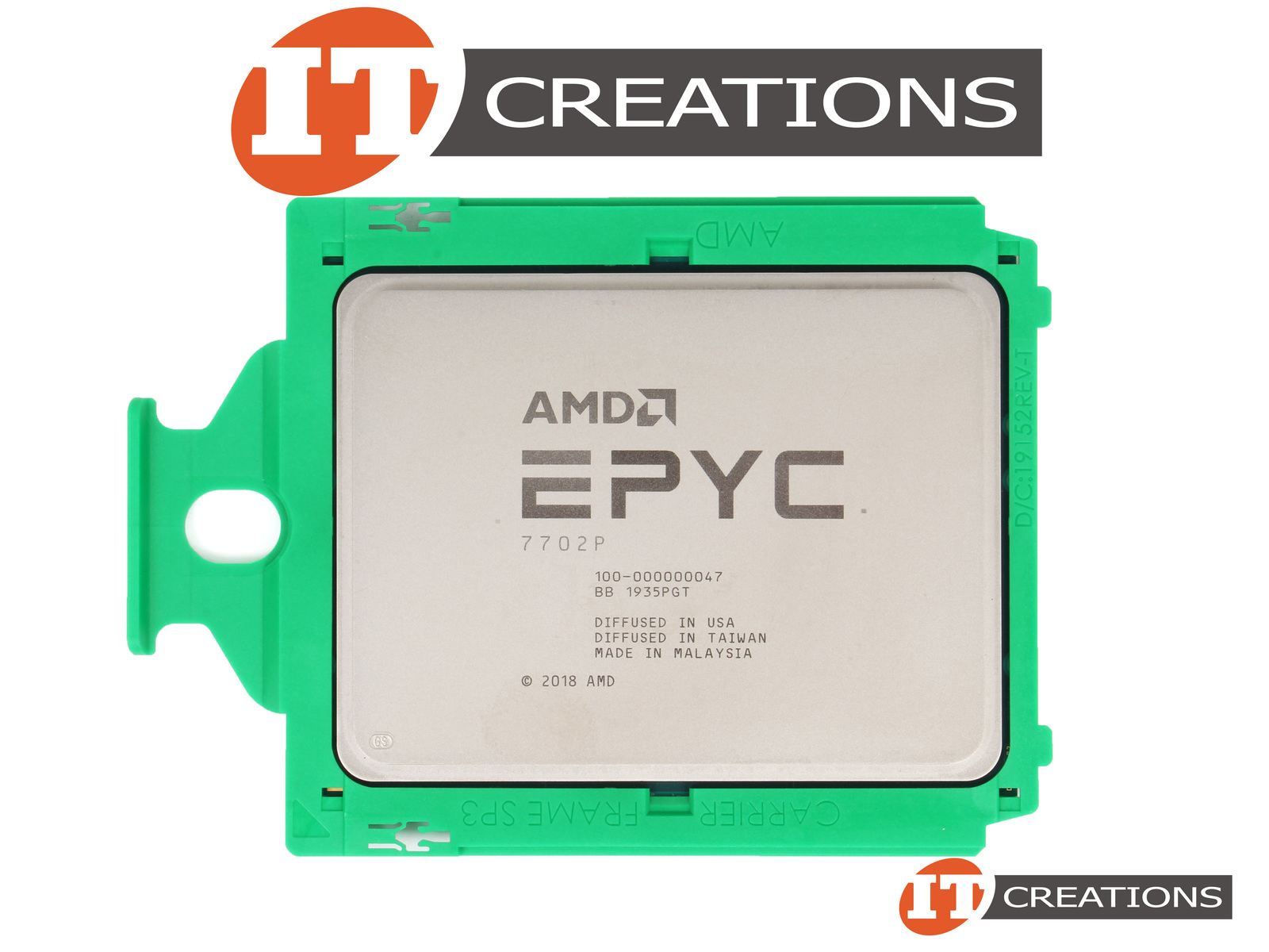 P39734-B21 HP CPU AMD EPYC 64 Core Processor 7702p 2GHZ 256MB L3 Cache TDP 200w SP3 Socket For ...
