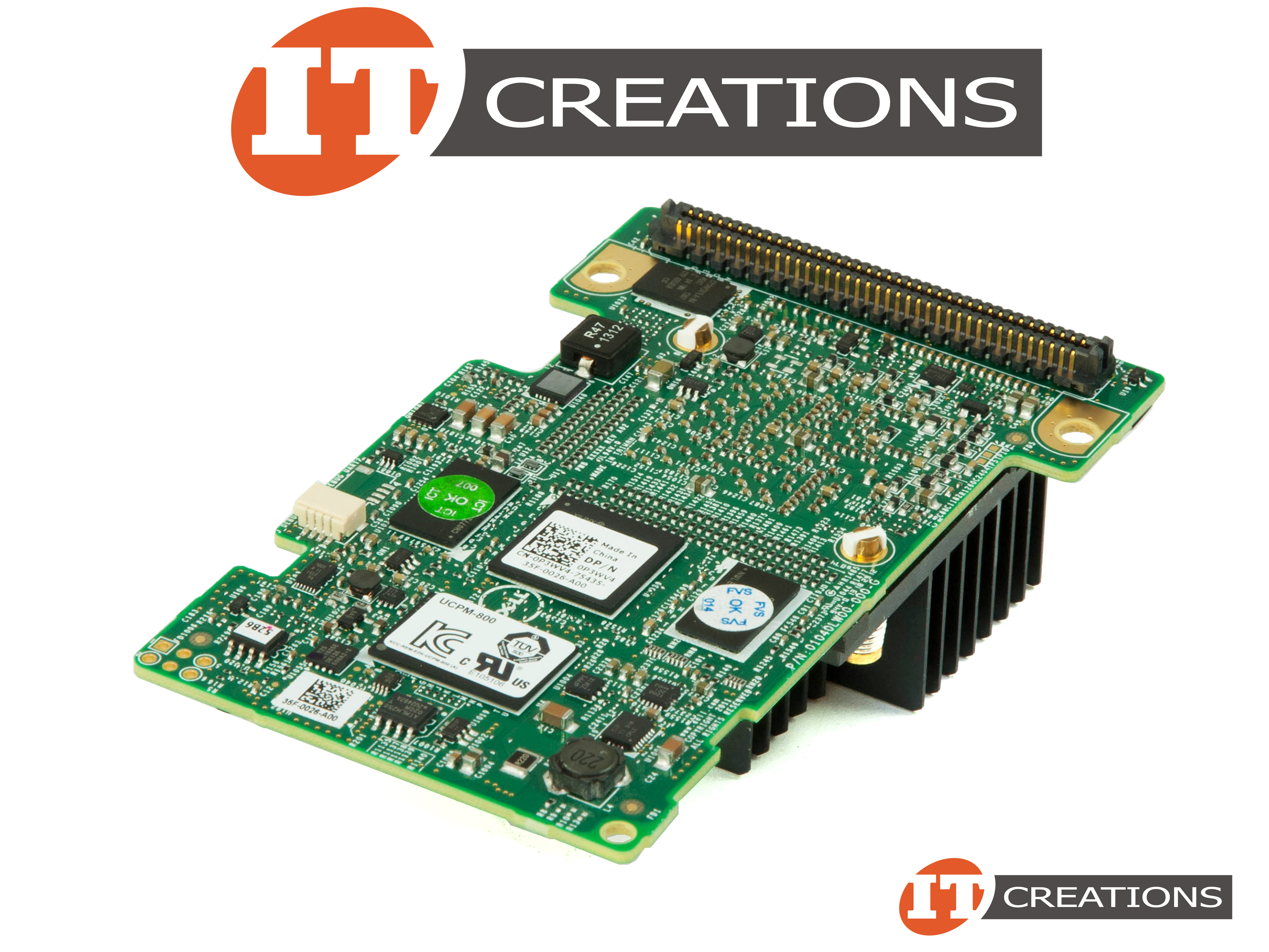 P3WV4 DELL Shared Perc 8 1GB Cache DDR3-1333 Poweredge Raid Controller ...