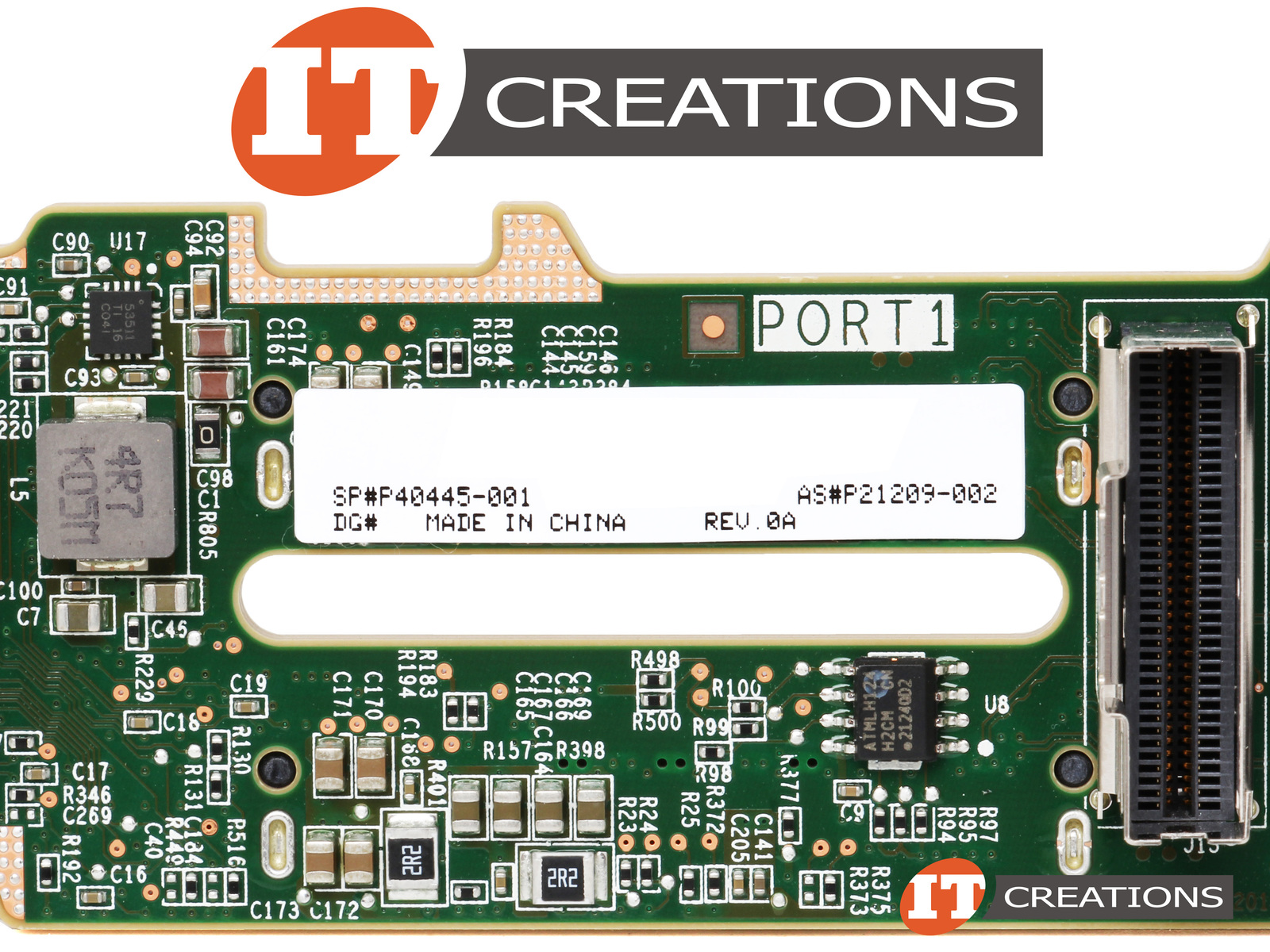 P40445-001 HP U.3 PCIE NVME Hard Drive Backplane 2.5 Inch SFF 8 BAY For HPE Proliant Dl365 G10 ...