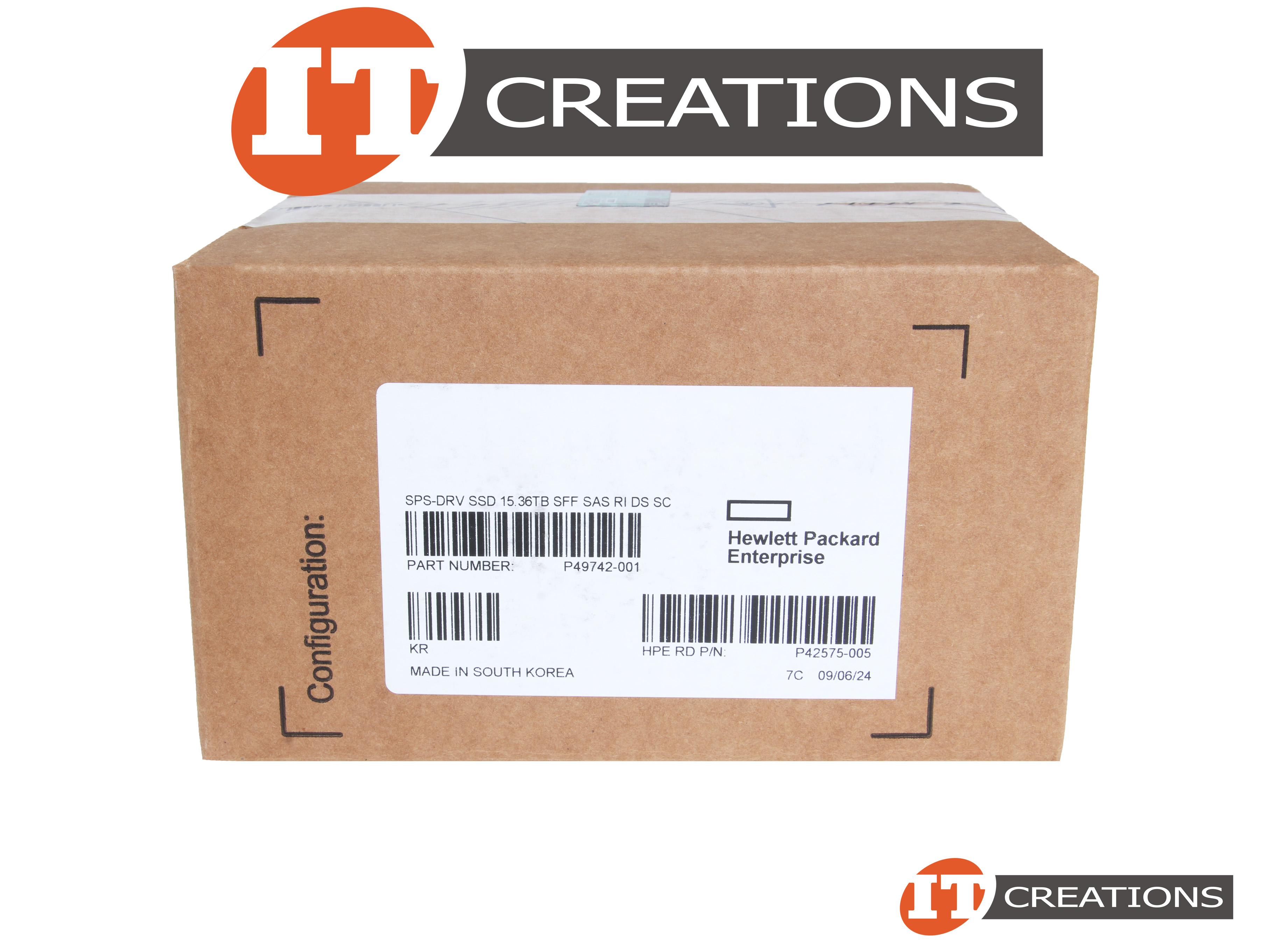 P49316-B21-RETAIL - Retail - HP / HPE 15.36TB SAS III 2.5 Inch Small ...