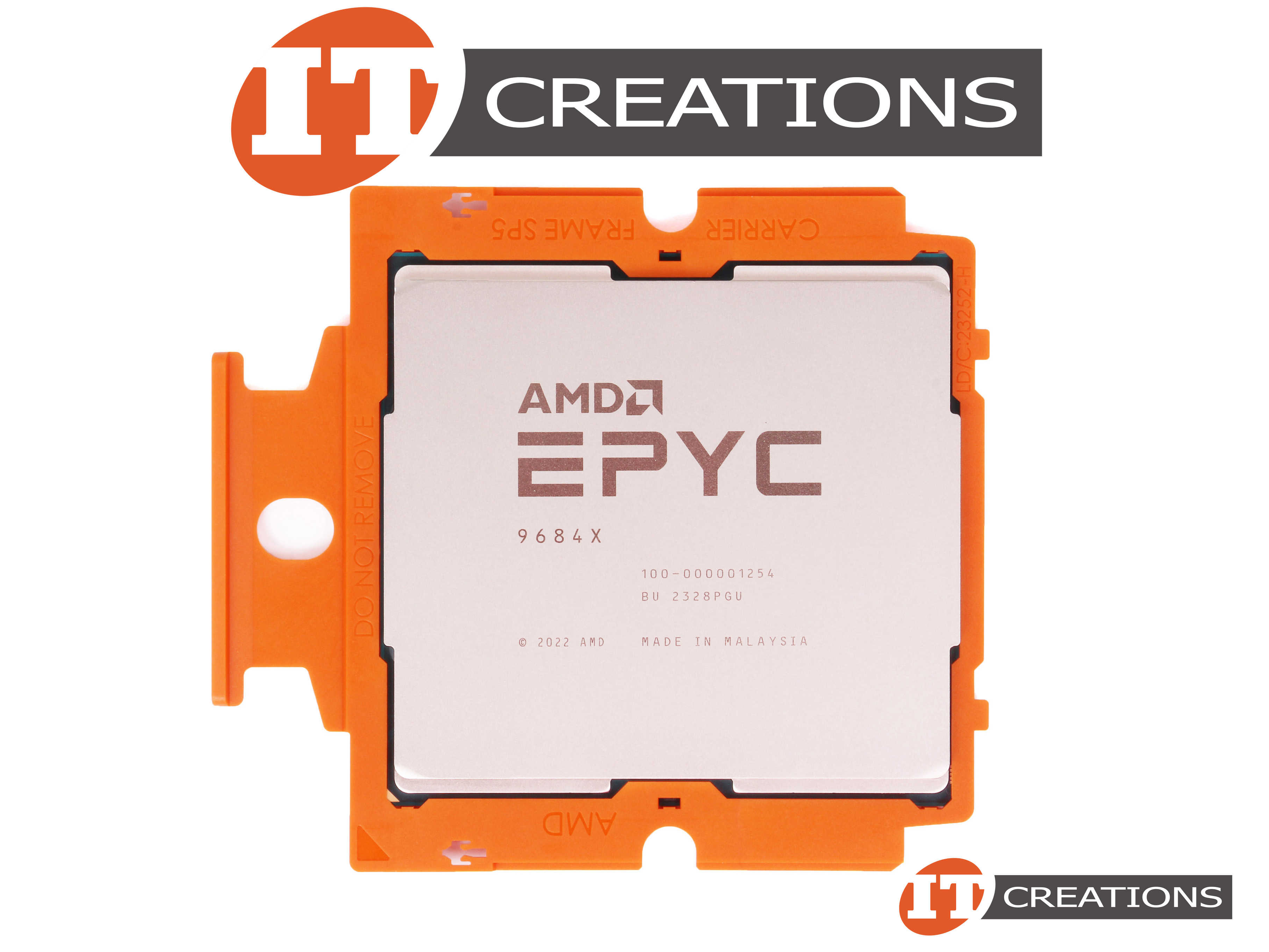 P63503-001 HP CPU AMD EPYC 96 Core Processor 9684x 2.55GHZ Base / 3 ...