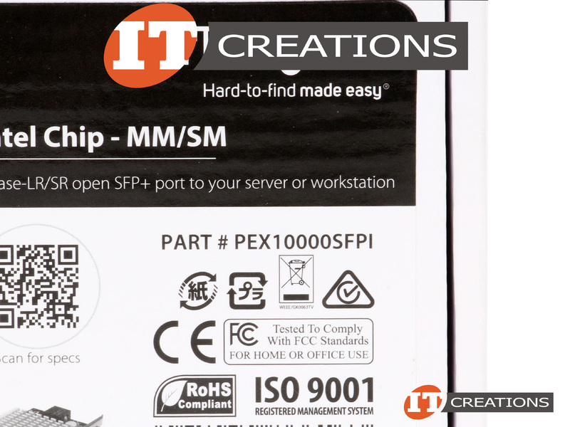 PEX10000SFPI-NEW - New - STARTECH 10GB SINGLE PORT SFP+ NETWORK CARD ...