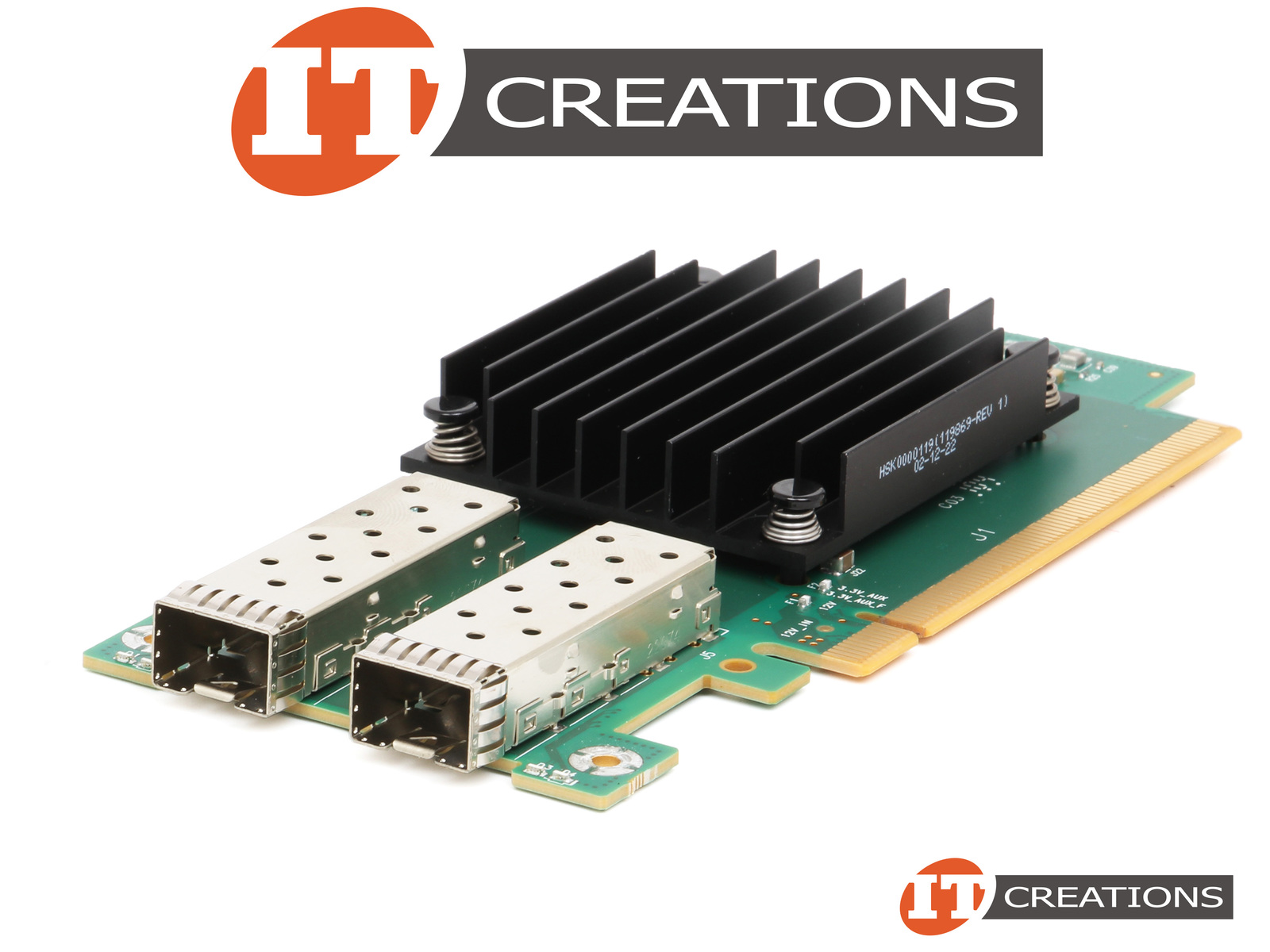 PJRF1-NO BRACKET DELL / Nvidia Connectx-5 25gbe Dual Port Sfp28 PCI-E 3 ...