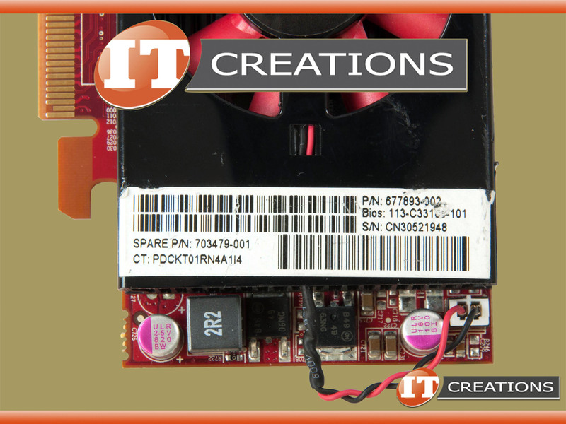 QE183AV-NO BRACKET - Refurbished - HP AMD Firepro V3900 Graphics Card ...