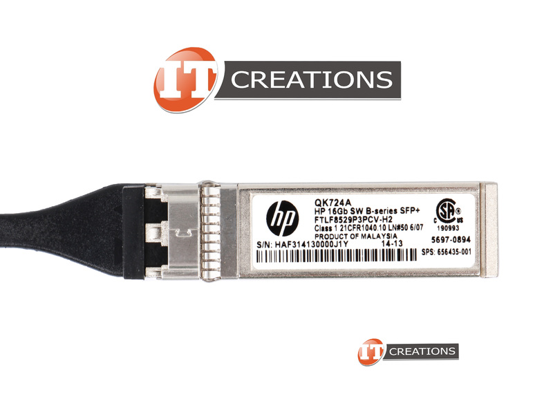 QK724A HP B-Series 16gfc 850nm SW LC Sfp+ Transceiver Avago / Broadcom ...