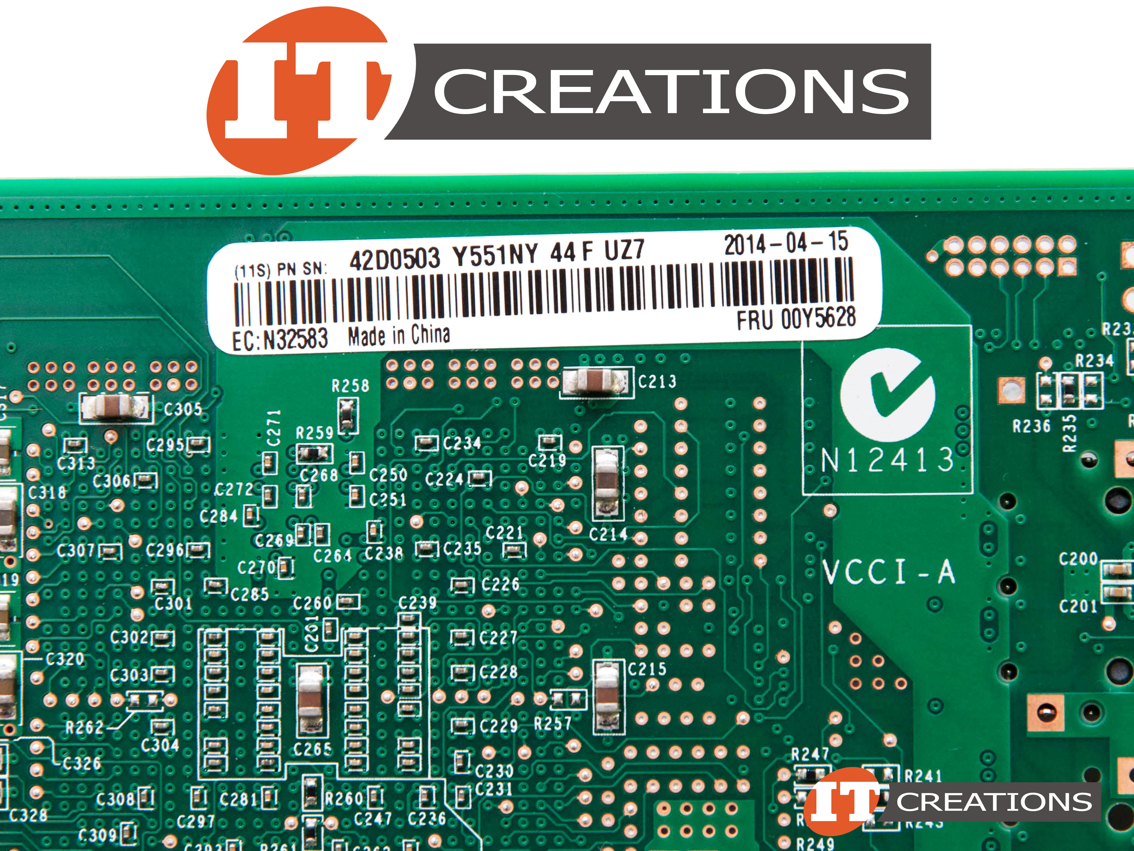 QLE2560-IBM-HIGH P IBM / QLOGIC QLE2560 HBA 8GB SINGLE PORT PCI-E 2.0 ...