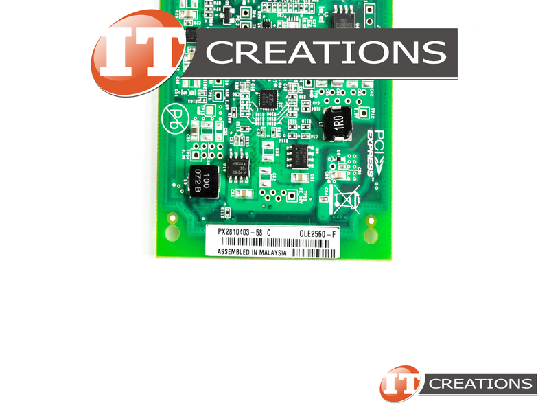 QLE2560-NO BRACKET QLOGIC QLE2560 8GB PCI-E 2.0 X8 SINGLE PORT FIBRE ...