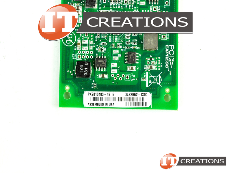 QLE2562-CSC-HIGH P QLOGIC QLE2562 8GB/S PCI-E X8 ( 2 ) TWO SFP ...