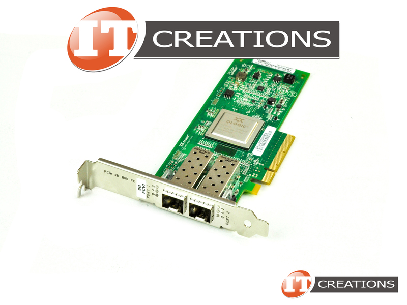 QLE2562-F-HIGH P QLOGIC QLE2562 8GB/S PCI-E X8 ( 2 ) TWO SFP ...