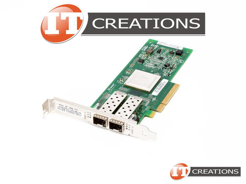 QLE2562-HIGH P QLOGIC QLE2562 HBA 8GB/S DUAL PORT FIBRE CHANNEL SFP PCI ...