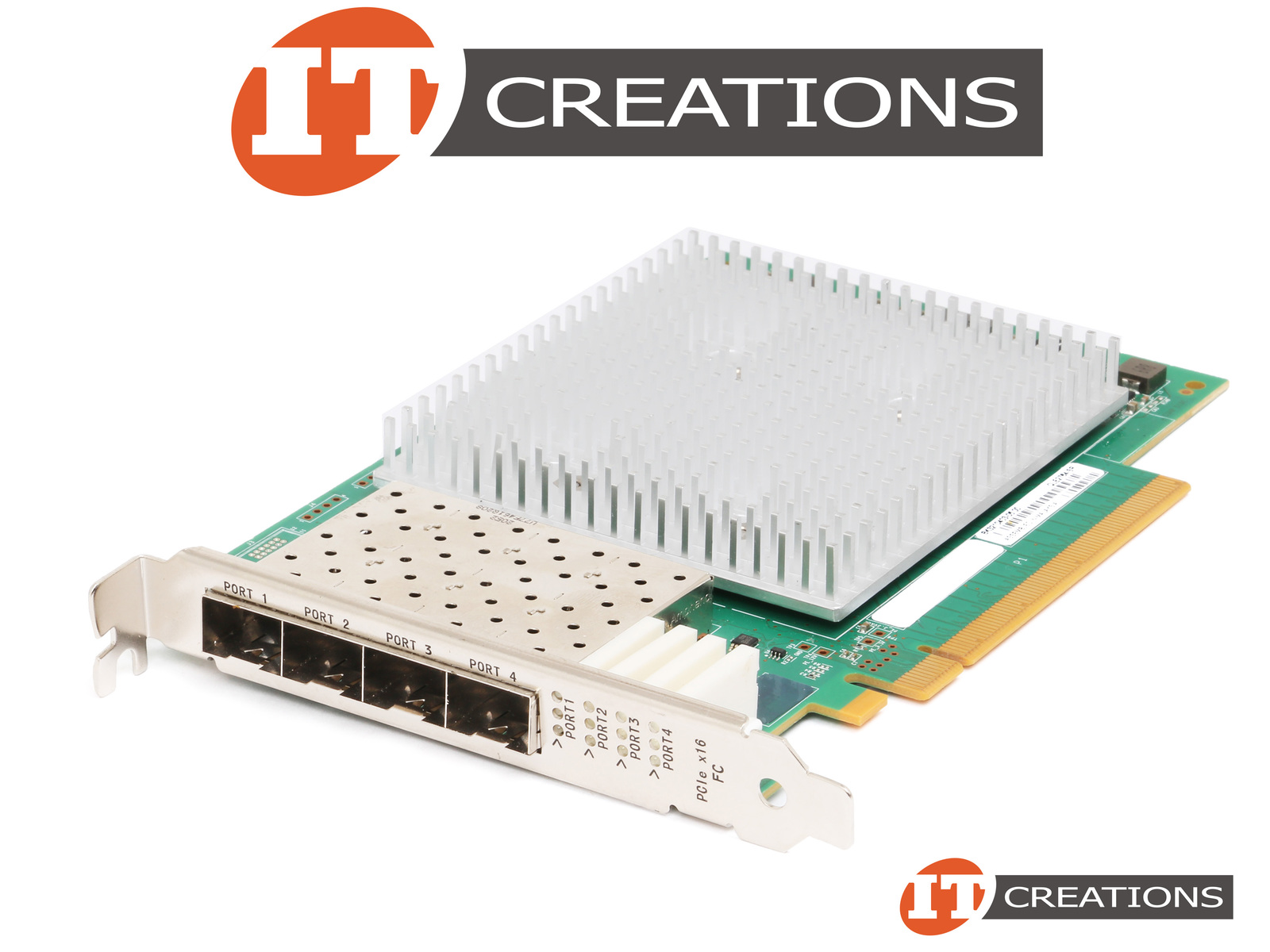 QLE2764-SR-HIGH P MARVELL QLOGIC QLE2764 HBA 32GFC QUAD PORT SFP FC ...