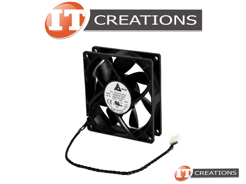 QUR0912VH-Z840 HP FAN 92 X 25mm Sleeve FAN For HP Z800 / Z820 / Z840 ...