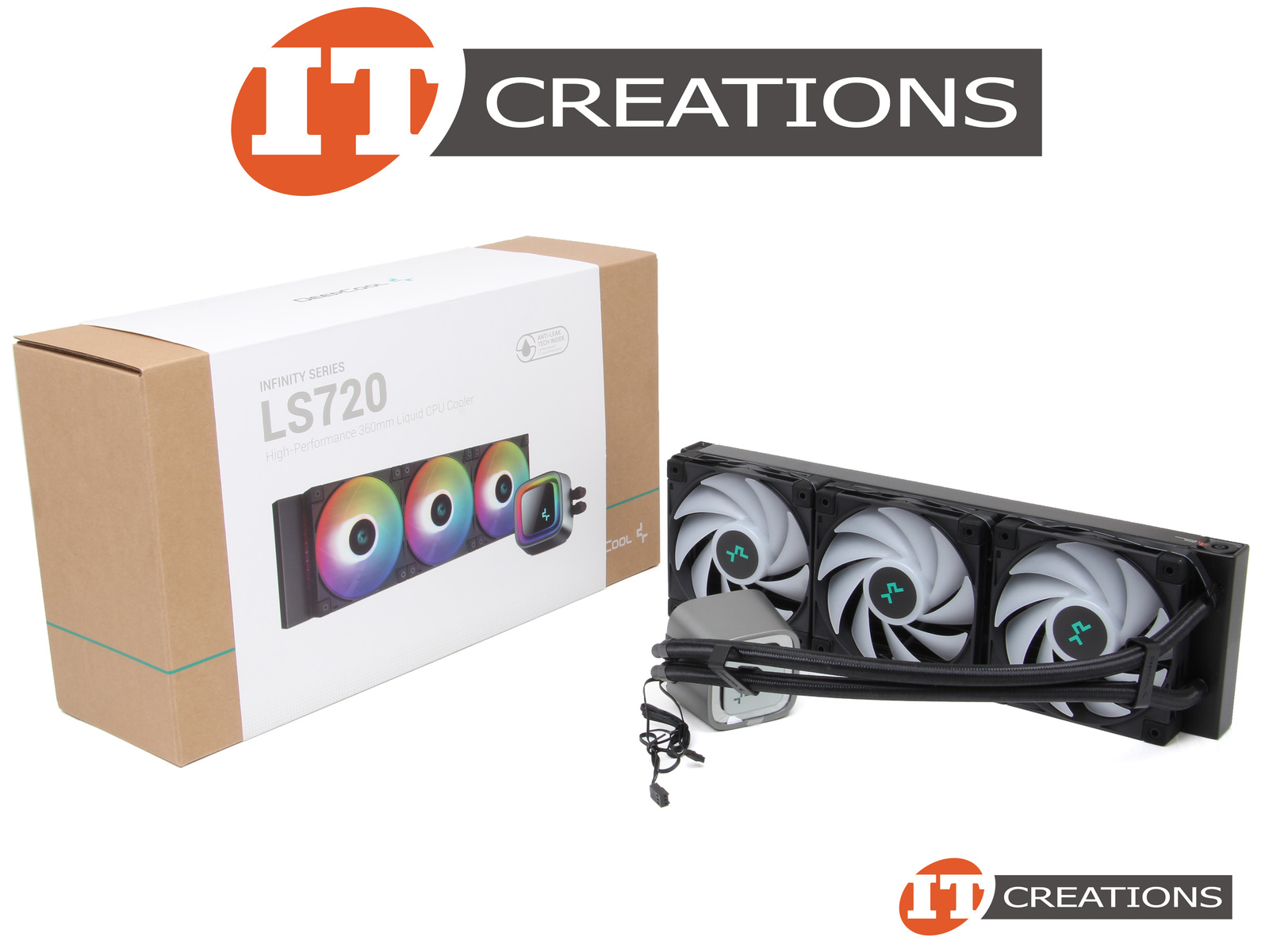 R-LS720-BKAMNT-G-1-NEW - New - DEEPCOOL HIGH PERFORMANCE 360MM LIQUID ...