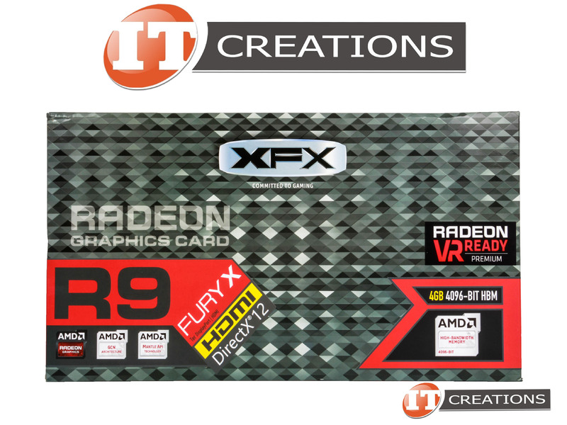 R9-FURY-4QFA-RETAIL - Retail - AMD XFX Radeon R9 Fury X HBM Liquid ...
