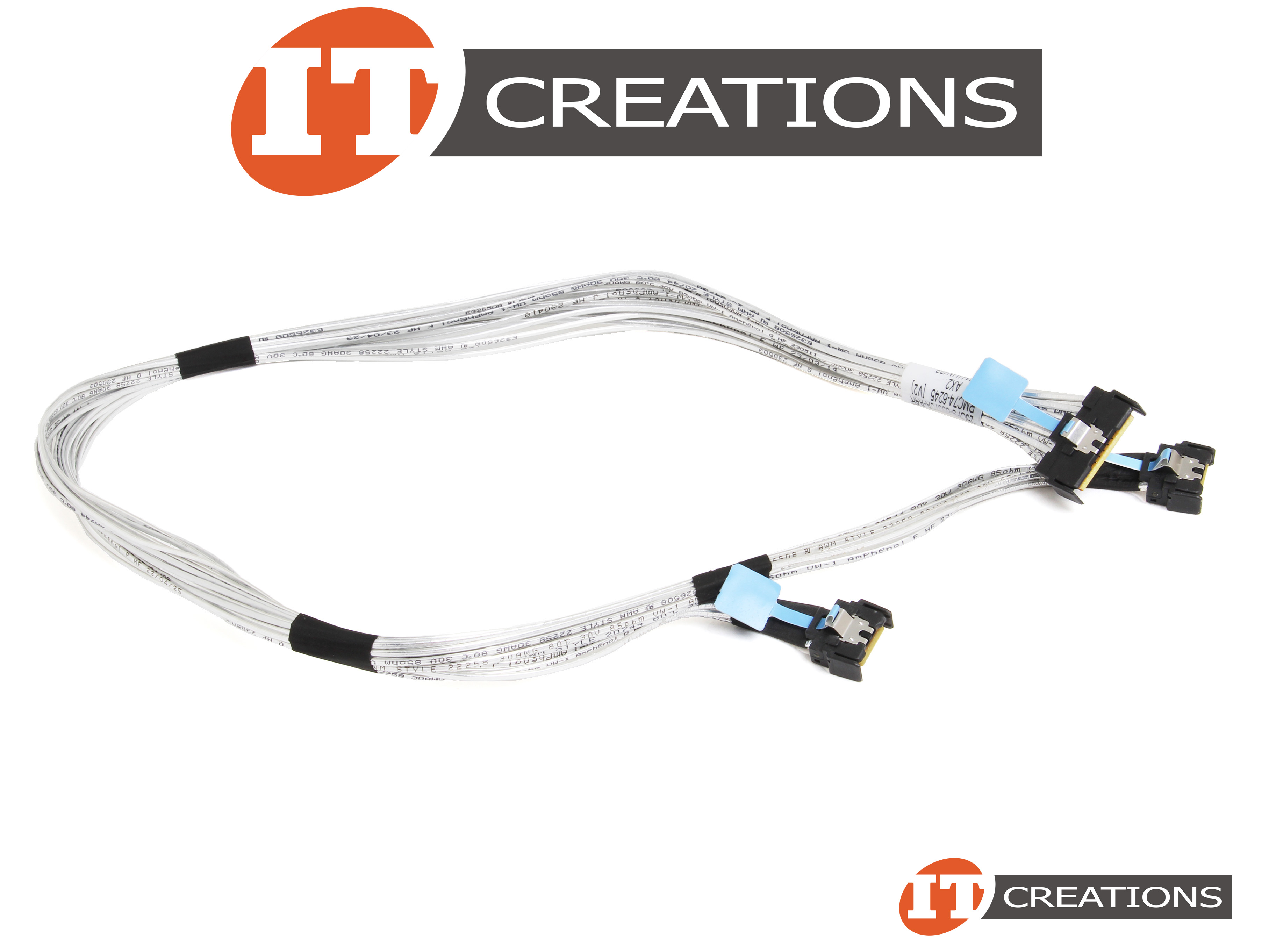 RMC74-6245 Gigabyte SLIMSAS 8I TO X2 Slim SAS 4I Cable For Gigabyte ...