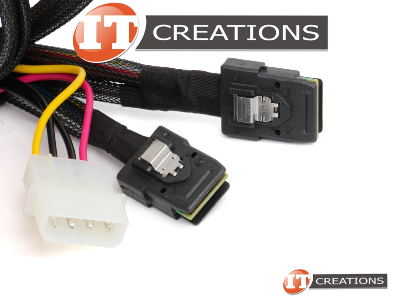 RMS36-2210 HP Mini SAS TO X1 Mini SAS X1 SAS / SATA Cable 28.5 Inch ...