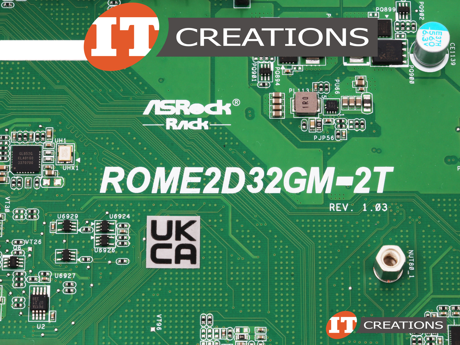 ROME2D32GM-2T - New - Asrock Motherboard System Board Proprietary ( 2 ...