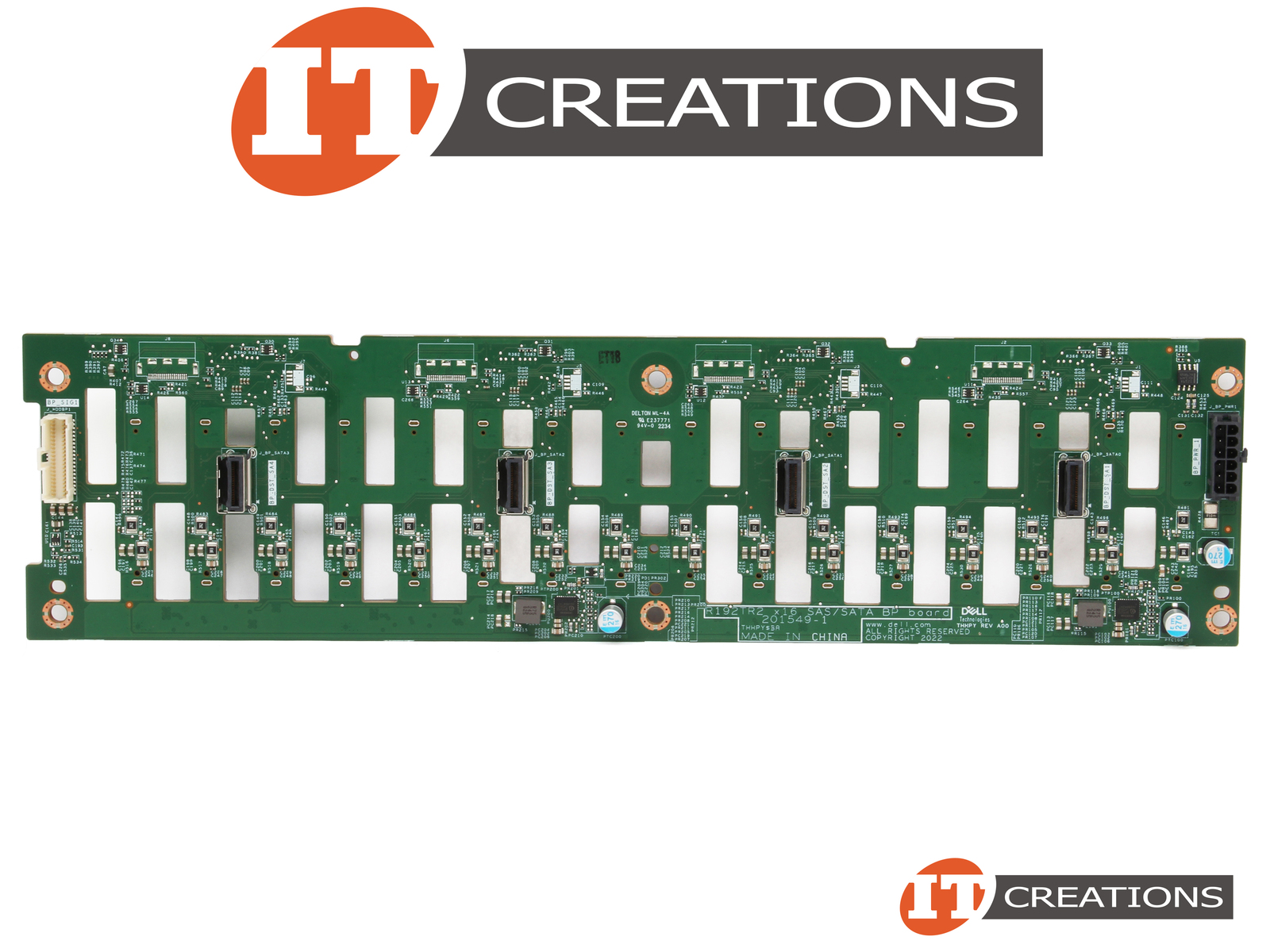 RPPVK DELL SAS / SATA HARD DRIVE BACKPLANE 2.5 INCH SFF 16 BAY FOR DELL ...