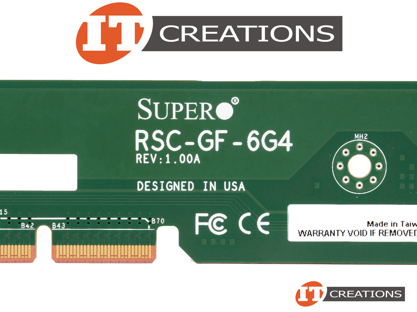 RSC-GF-6G4 SUPERMICRO 2X16 1U RHS GPU RISER BOARD - RISER CARD ( 2 ...