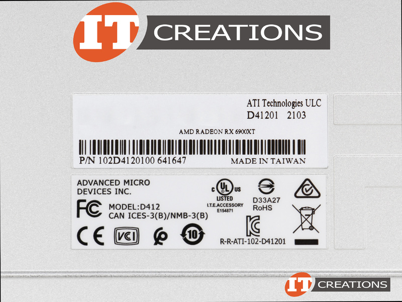 RX-69TMATFDB - New Other - AMD RADEON RX 6900 XT GPU / XFX VCX 16GB ...