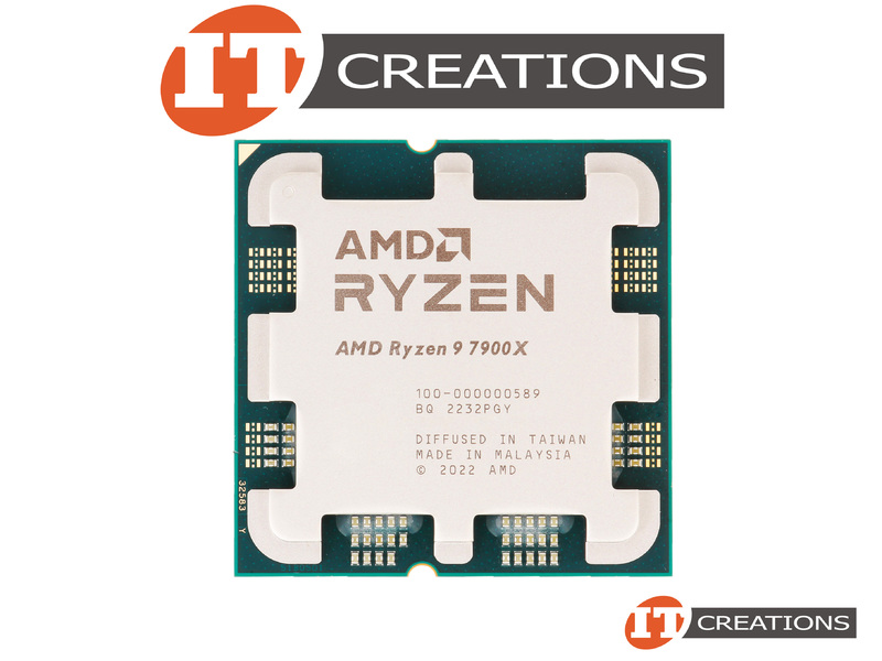 RYZEN 7900X - New - AMD RYZEN 9 12 CORE PROCESSOR 7900X 4.7GHZ BASE / 5 ...