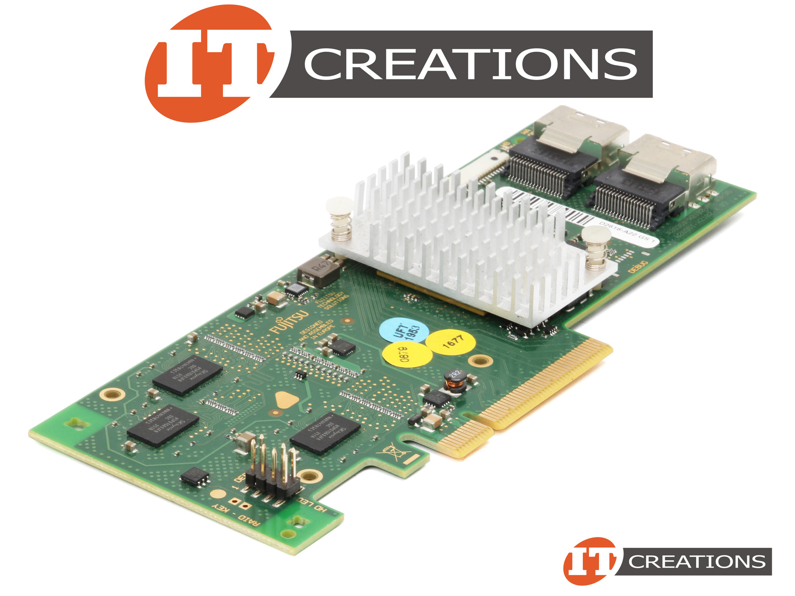 S26361-D2616-A22-1-R791-NO BRAC Fujitsu D2616 6gb/s Eight Port PCI-E 2. ...