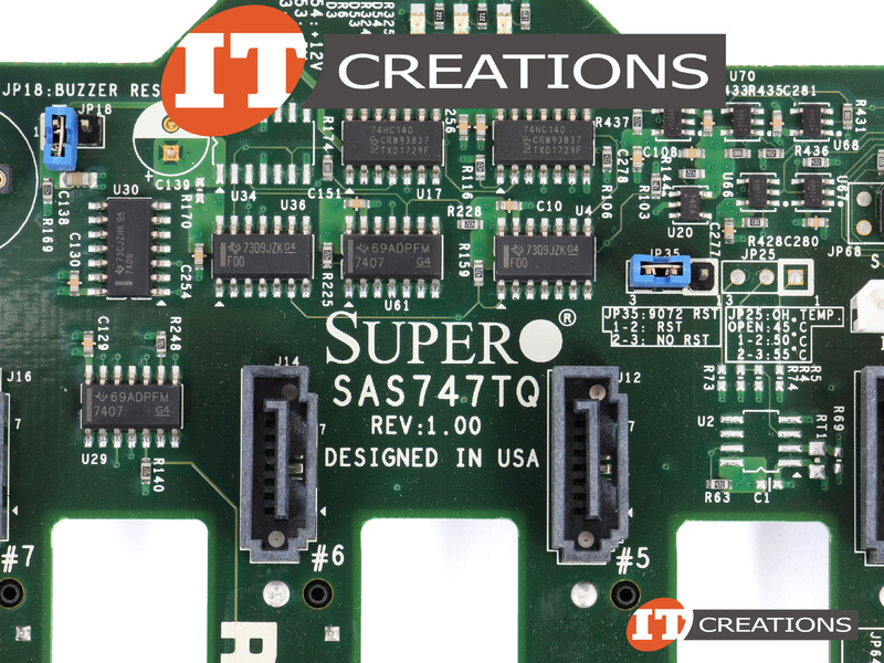 SAS747TQ Supermicro Hard Drive Backplane 3.5 Inch Large Form Factor LFF ...