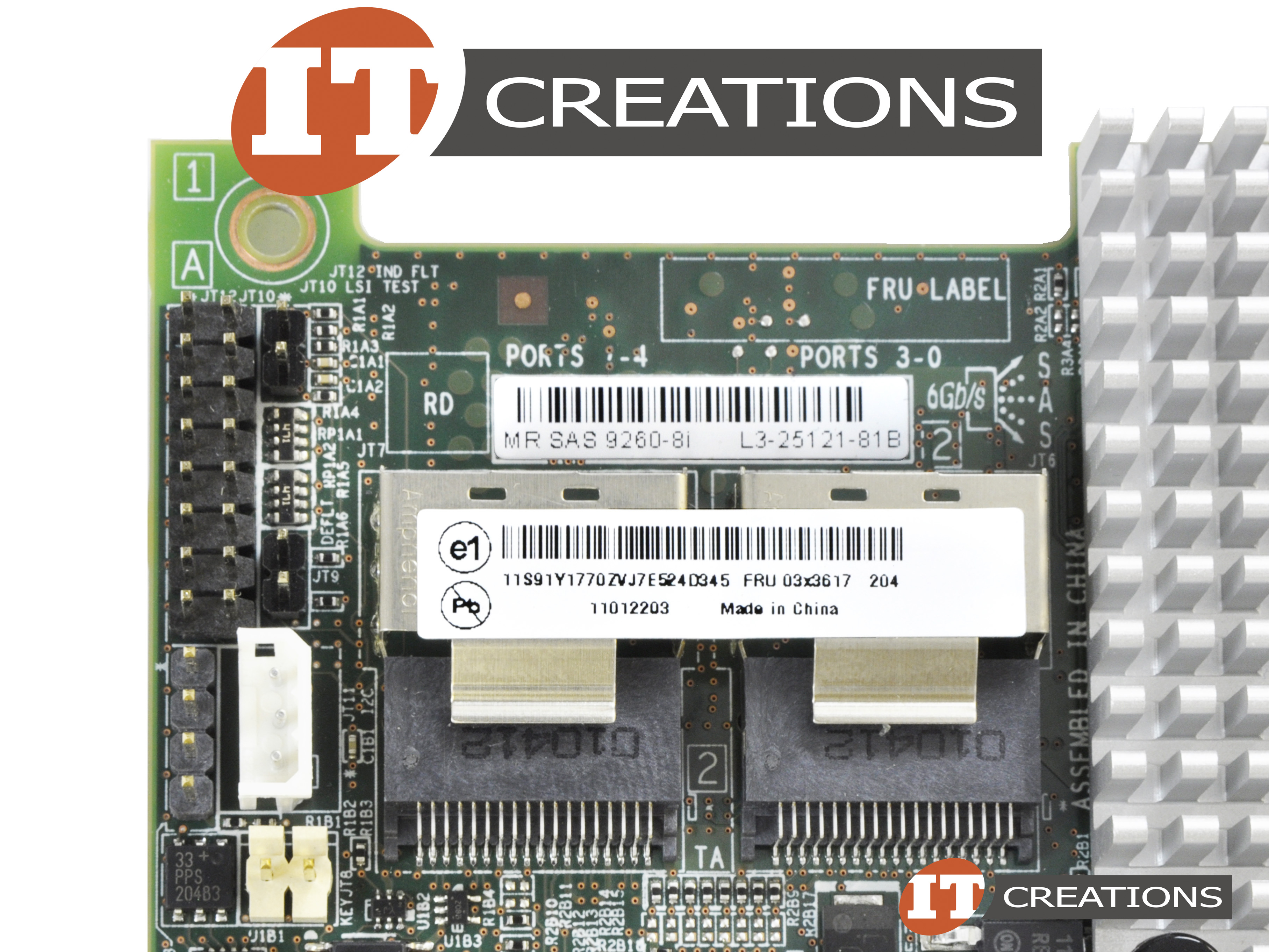 SAS 9260-8I-NO BRACKET-LENOVO LENOVO SAS CONTROLLER LSI 9260-8I 6GB/S ...