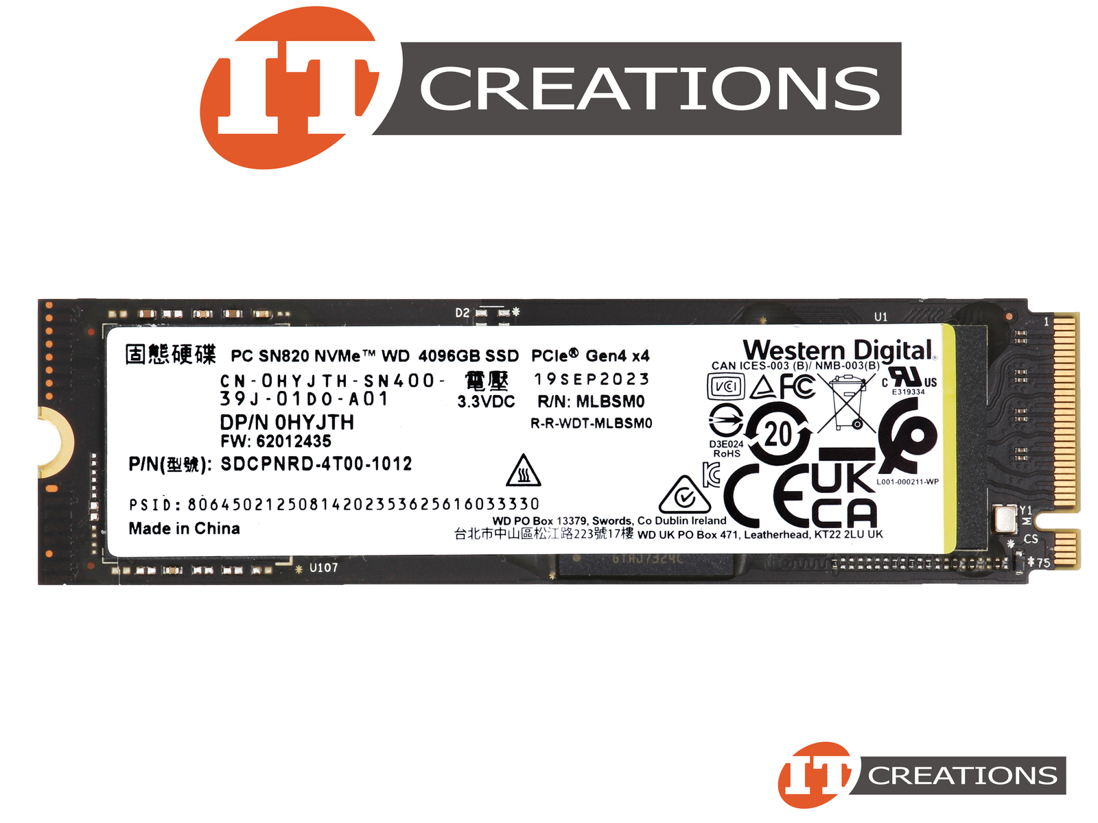 SDCPNRD-4T00-1012-DELL - Refurbished - DELL / Western Digital 4096GB ...