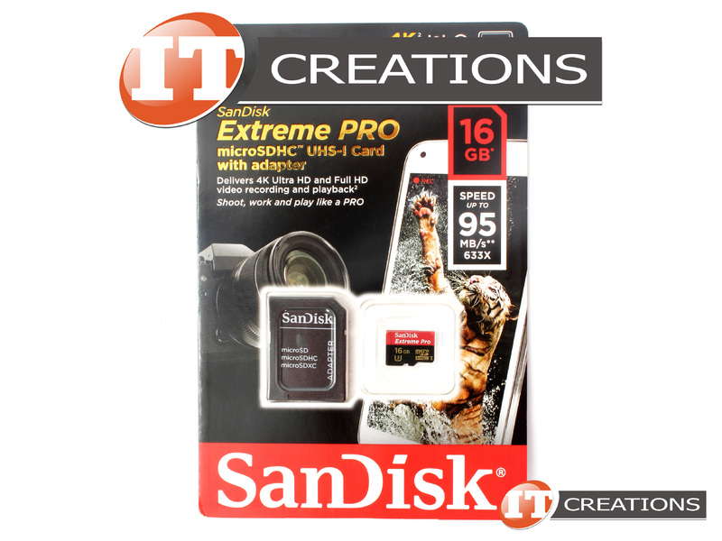 SDSDQXP-016G-X46-RETAIL - Retail - Sandisk 16GB Micro Secure Digital Card Micro SD Card Extreme ...