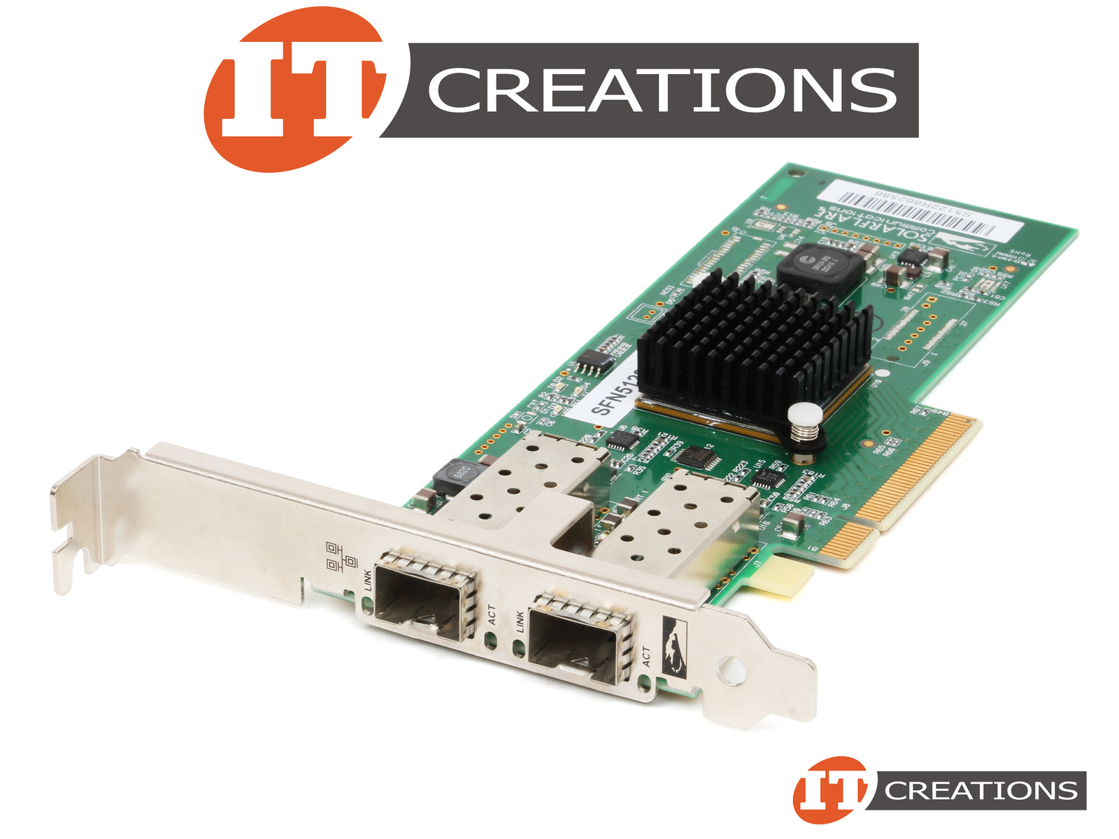 SFN5122F-R6-HIGH P Solarflare Sfn5122f-R6 10gbe Dual Port Sfp+ PCI-E 2. ...